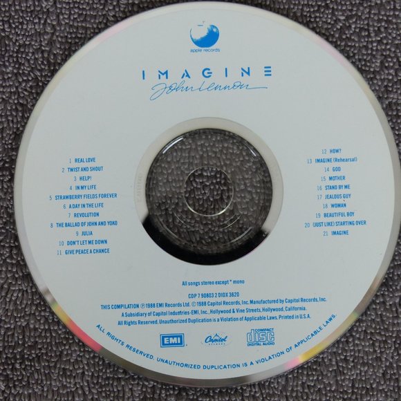 John Lennon | Media | John Lennon Imagine Music From The Original ...